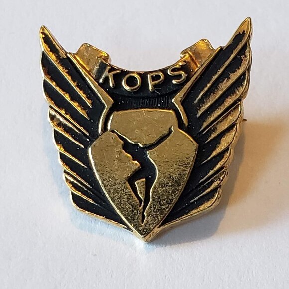 Jewelry | Tops Kops Gold Tone Vintage Womans Organization Pin | Poshmark